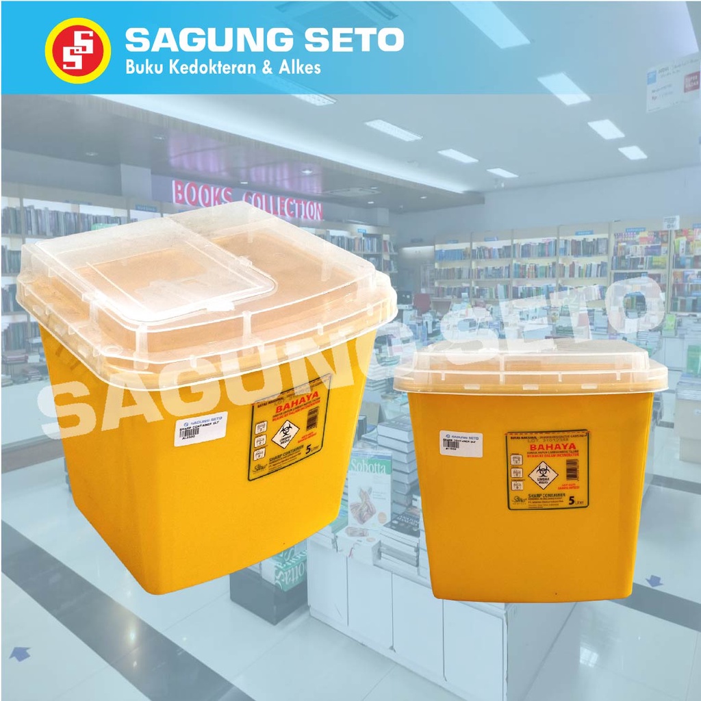 SHARP CONTAINER 5 LITER FOR MEDICAL WASTE | Shopee Singapore