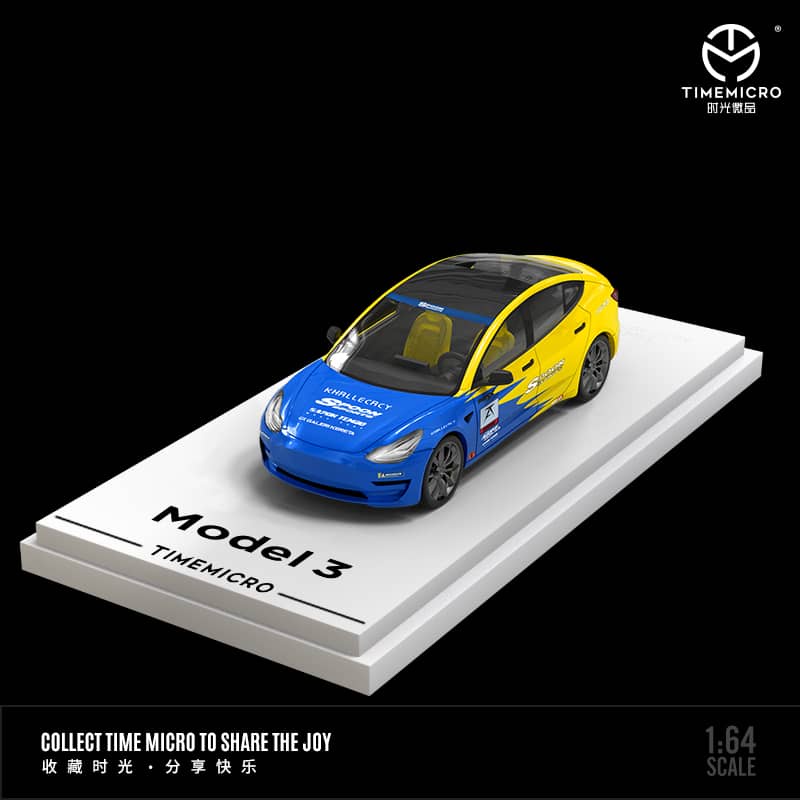 Time Micro Tesla Model 3 Spoon Livery AW-65 Diecast Scale 1:64 | Shopee ...