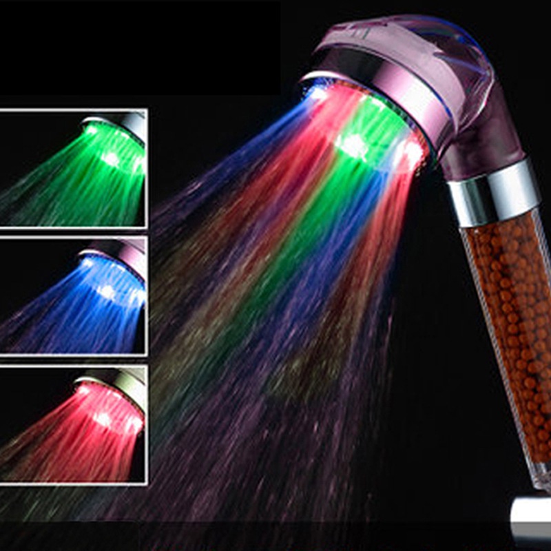 LED colorful color changing shower head Color changing Showerheads ...