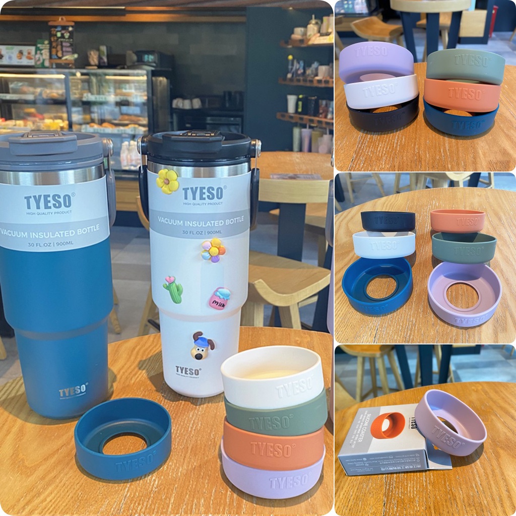 Tyeso Tumbler Silicone Boot Bottles Sleeve Thermos Cup Protective Boot ...