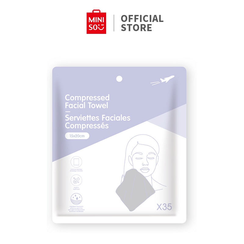 MINISO Travel Disposable Set (Compressed/Portable Towels (Facial, Body ...