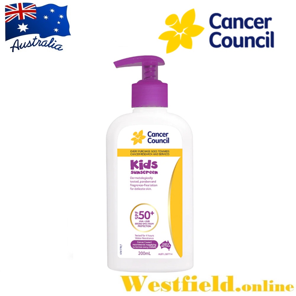 [Australia Import EXP 02/2027] Cancer Council SPF 50+ Kids Sunscreen ...