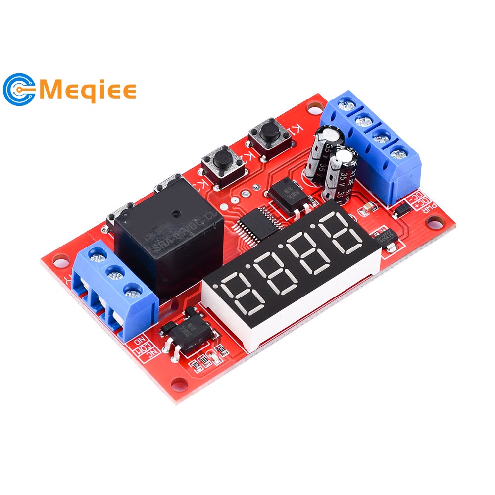 Time Delay Relay DC 5V 12V 24V Timer Module Trigger Cycle Delay Timing ...