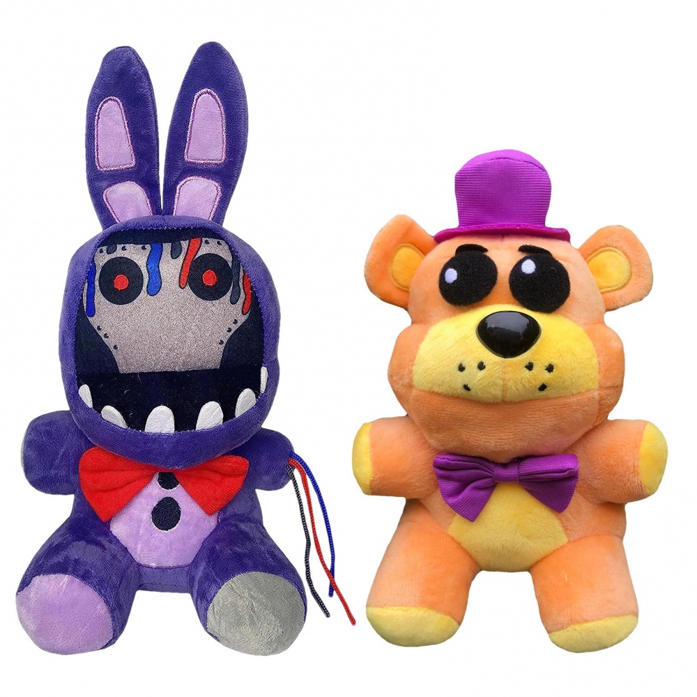 FNAF Security Breach Plush Toys Cartoon Game Dolls Freddy Bonnie ...
