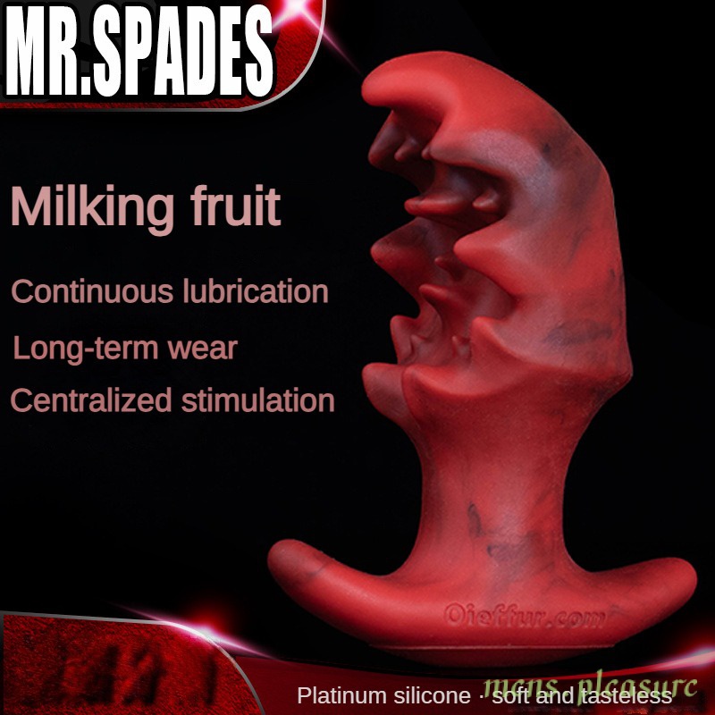 Liquid Silicone Butt Plug Wearable Anal Plug Barbed Friction Anal ...