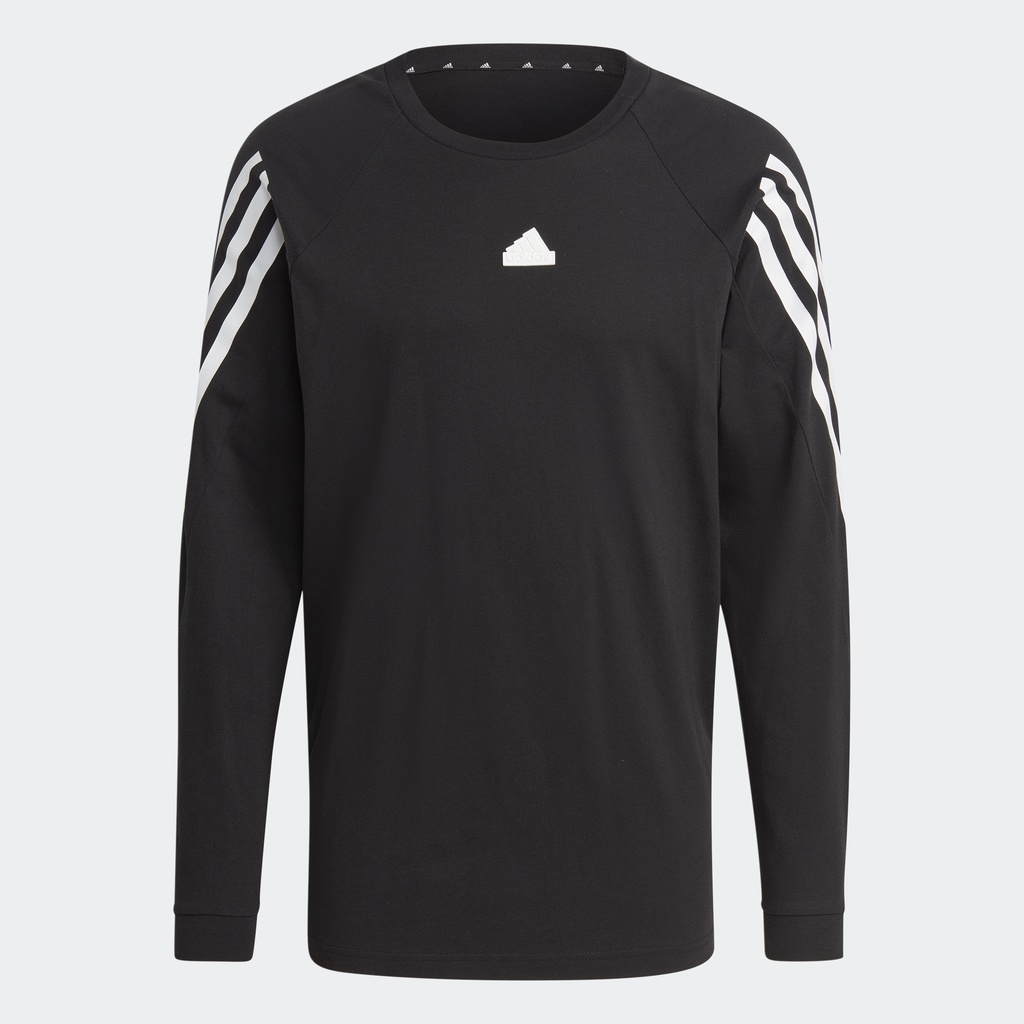 adidas Lifestyle Future Icons 3-Stripes Long Sleeve Tee Men Black ...