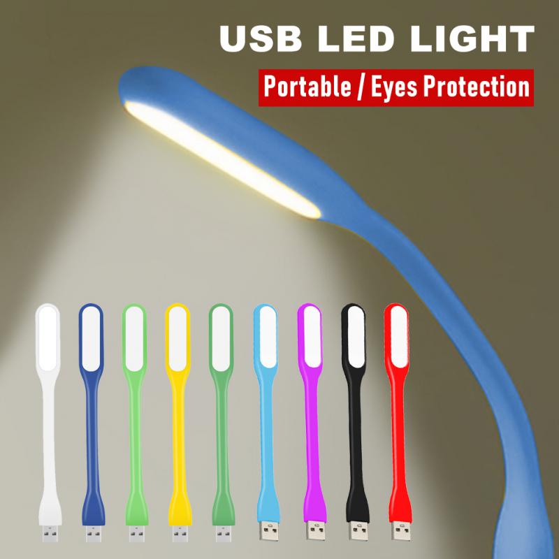 USB Light LED Reading Lamp Mini Book Light Portable Camping Night ...