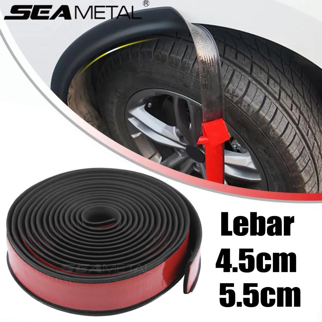 SEAMETAL Car Rubber Seal Wheel Eyebrow Arch Trim Fender Flares ...