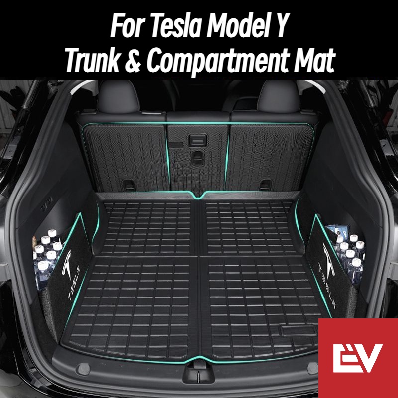 For Tesla Model Y TPE Trunk Mat Wear-resist Waterproof | Shopee Singapore