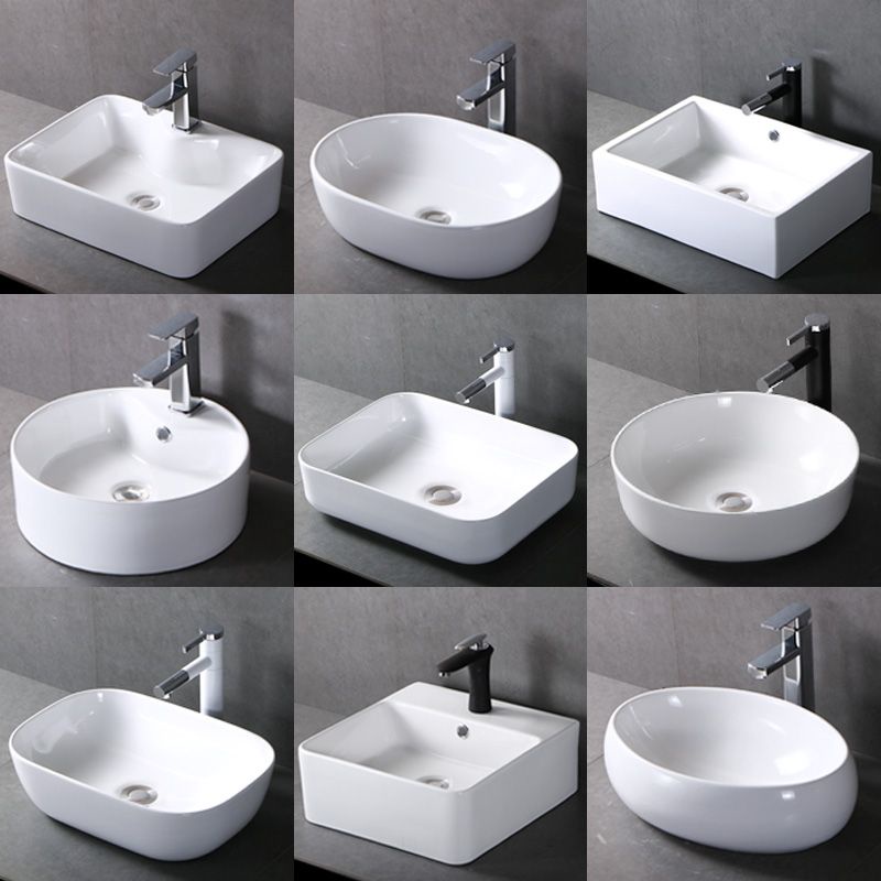 Table basin balcony wash basin small ceramic wash basin small toilet ...