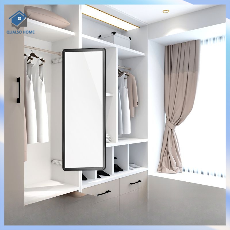 Wardrobe mirror inner device push-pull mirror full-body mirror rotating ...
