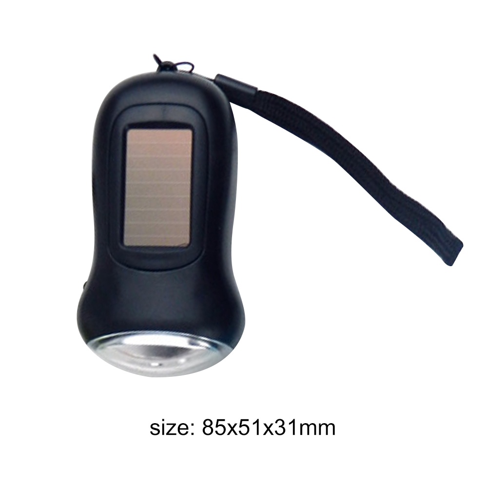 Hand Crank Solar Dynamo Torch Light Lamp Outdoor Travel Emergency LED ...