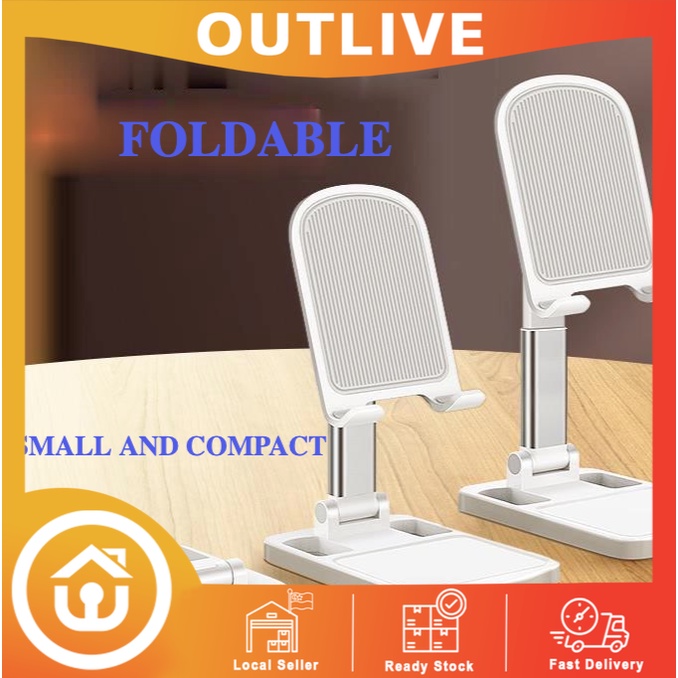 Foldable Mobile Phone Holder Desktop Support Universal Phone Stand ...
