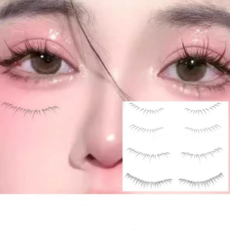Japanese Style Lower Eyelash Tattoo Sweet Cute Girly Style One-piece ...