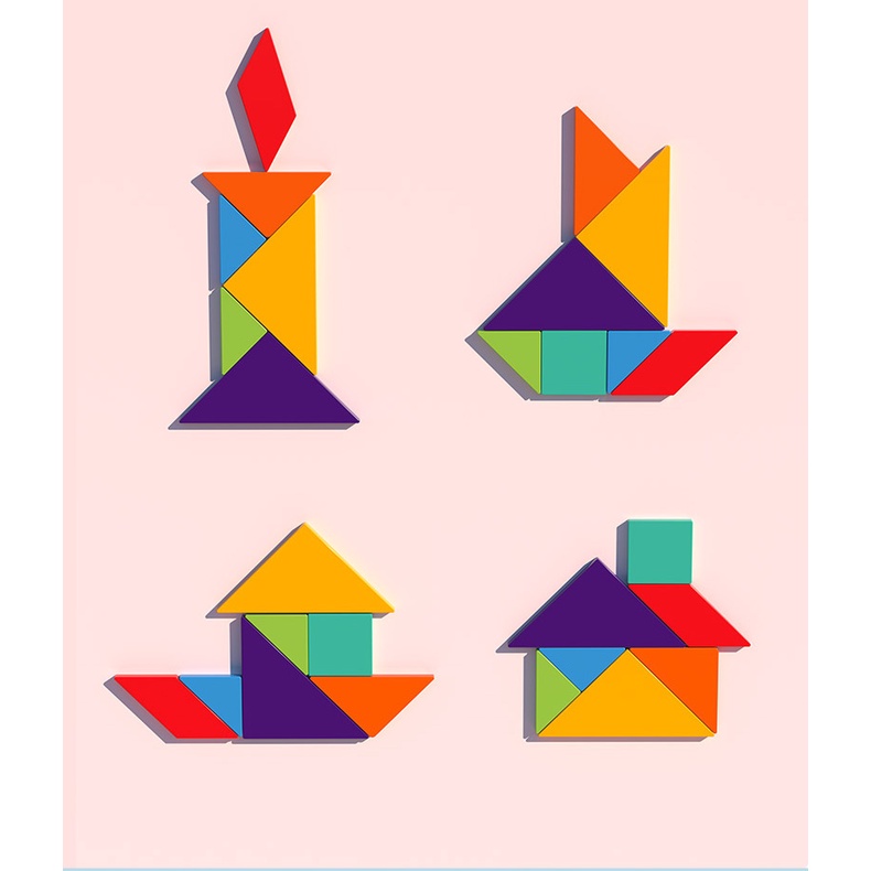 3 in 1 Foldable Magnetic jigsaw Puzzle + T Shape Tangram & Russia ...