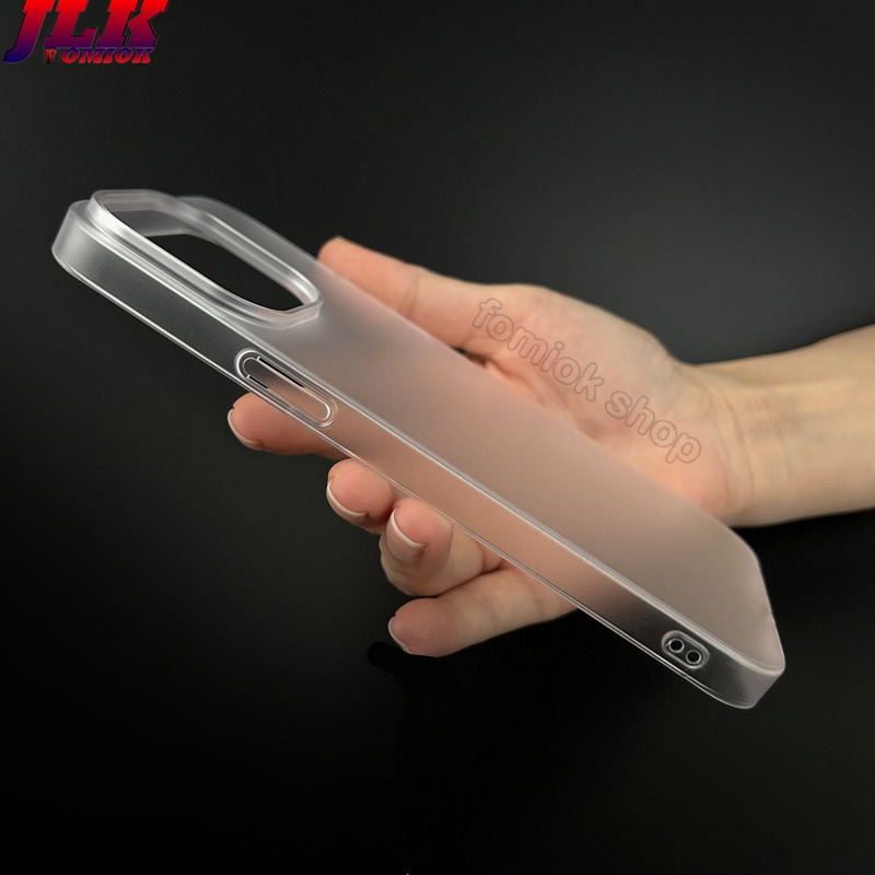 [JLK] Ultra Thin Matte Clear Hard Case For iPhone 15 14 12 13 Pro Max ...