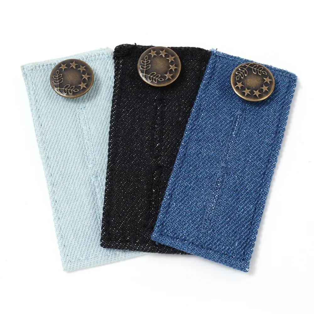 3pcs Multi Use Denim Extenders Elastic Extended Buttons Adjustable DIY ...