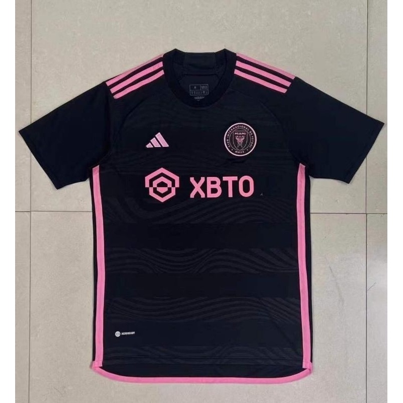 HITAM Adult Soccer Jersey INTER MIAMI away Black LINONEL MESSI Newest ...
