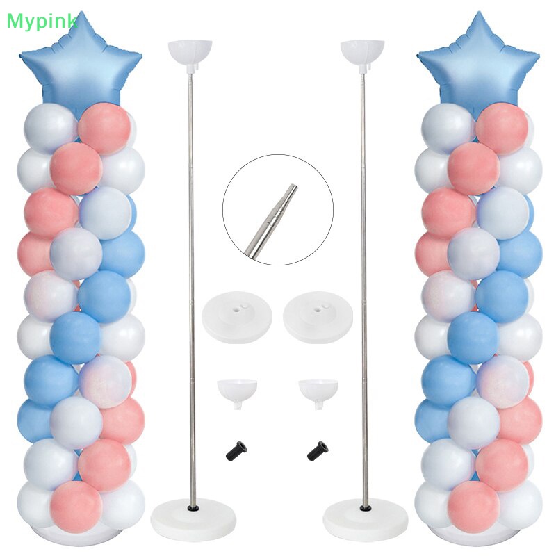 Mypink Balloon Column Stand Kit,Adjustable Balloon Column Kit, Metal ...