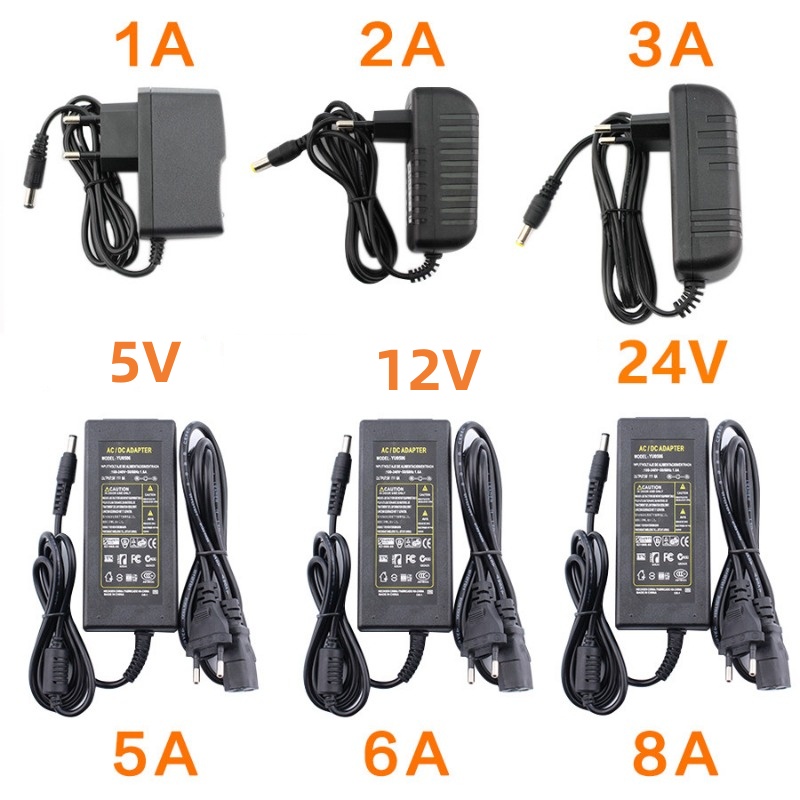 DC5V DC12V DC24V DC Power Supply DC12V 5V 24V 1A 2A 3A 5A 6A 8A 10A ...