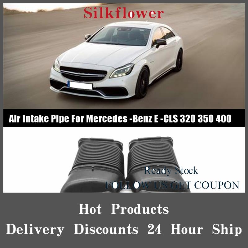 【NEW】1 Pair Auto Parts Intake Pipe 2760900011 2760900111 for Mercedes ...