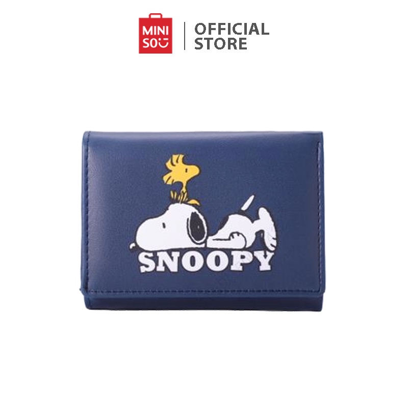 MINISO Short Wallet (Snoopy Navy Blue/Frozen 2.0 Blue/Snoopy Bifold ...