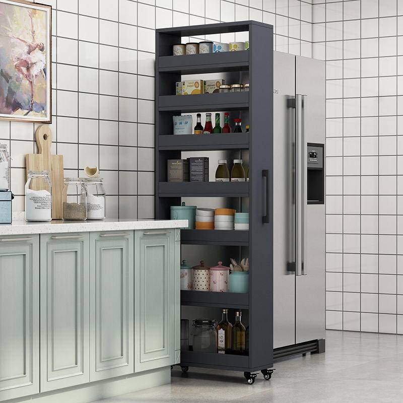 Customized mobile storage cabinet rack side pull-out storage cabinet ...