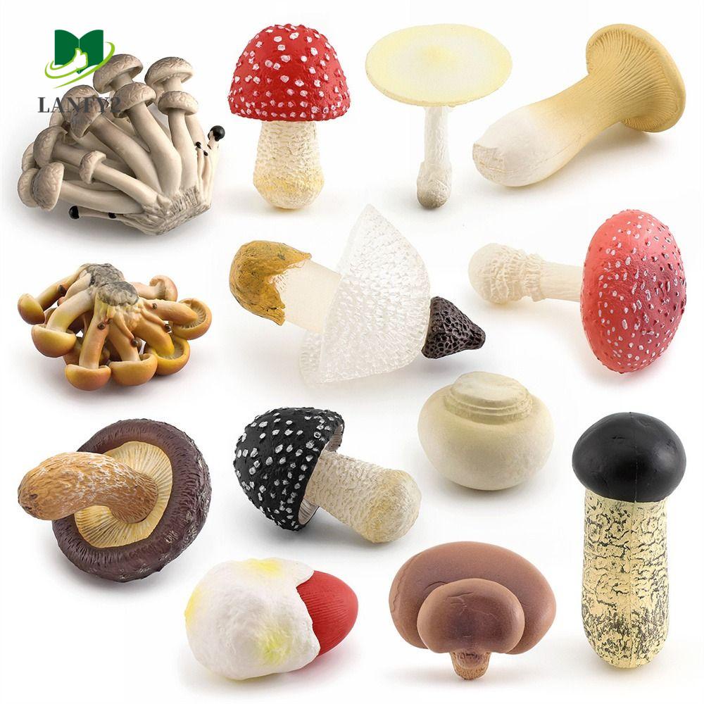 ALANFY Fungus Figurines, Artificial Matsutake Oyste Simulation Mushroom ...