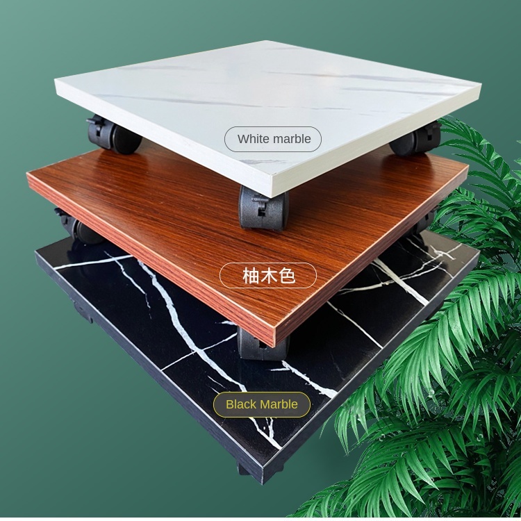 Movable Tray Flowerpot Base with Universal Wheel Pulley Roller ...