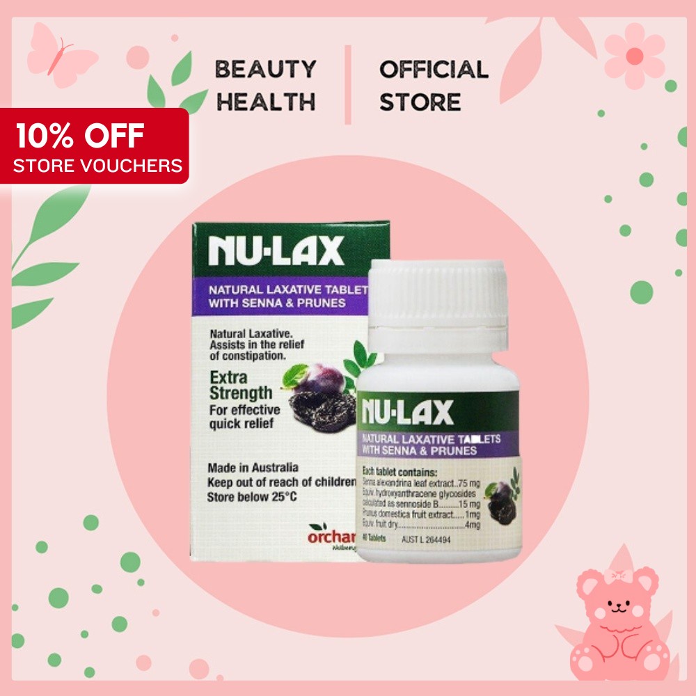 [Nu-lax] NuLax Laxative Tablets with Senna & Prunes extra strength for ...