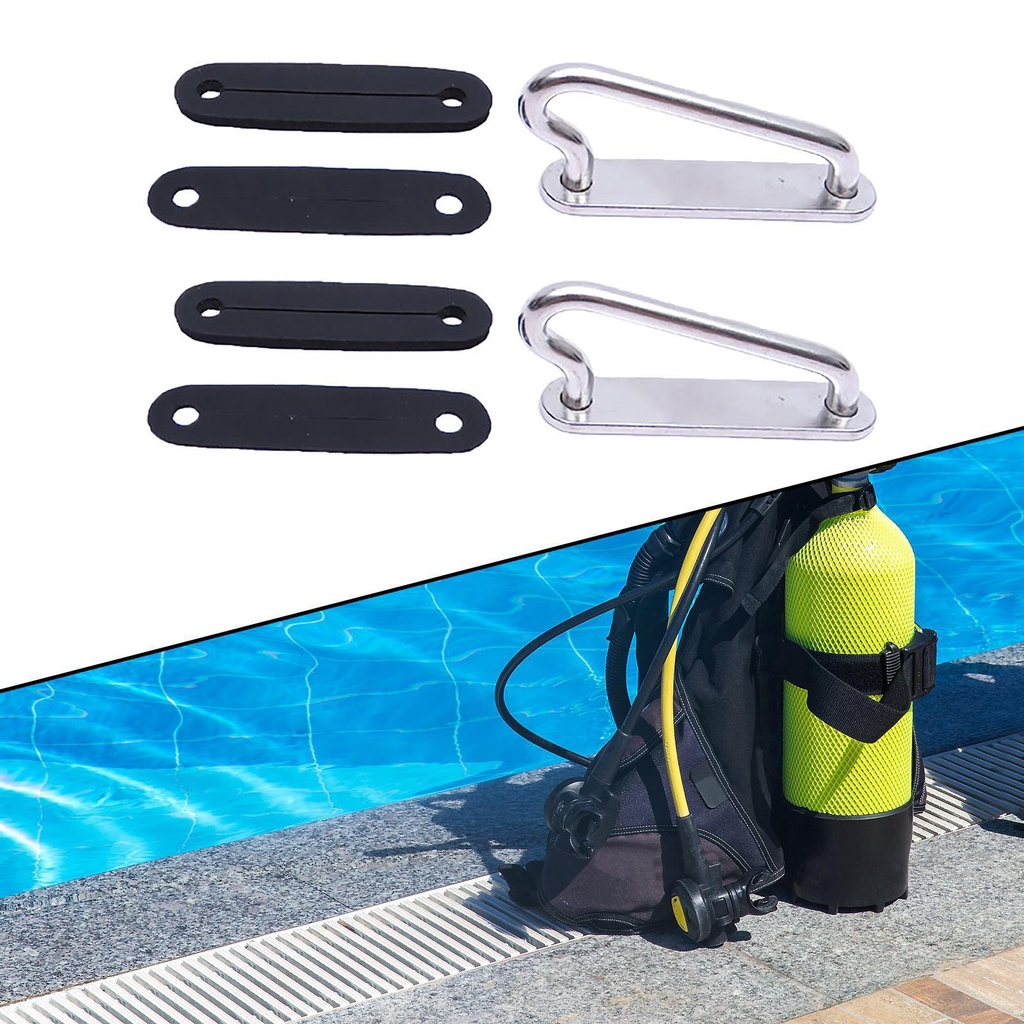 Scuba Diving Adjustable Webbing Harness Belt Retainer Stopper Weight ...