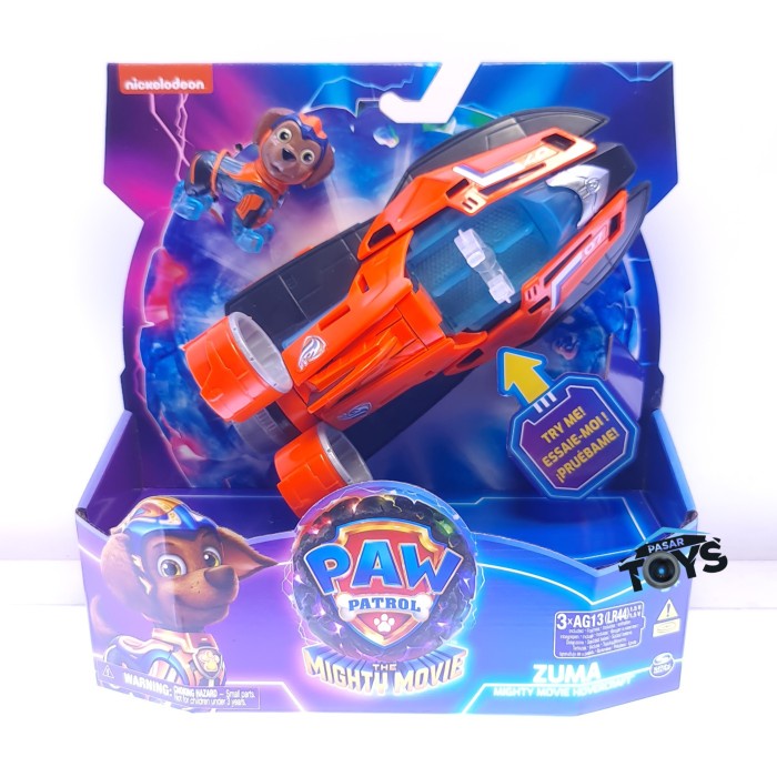 Paw Patrol The Mighty Movie Zuma Mighty Movie Hovercraft | Shopee Singapore