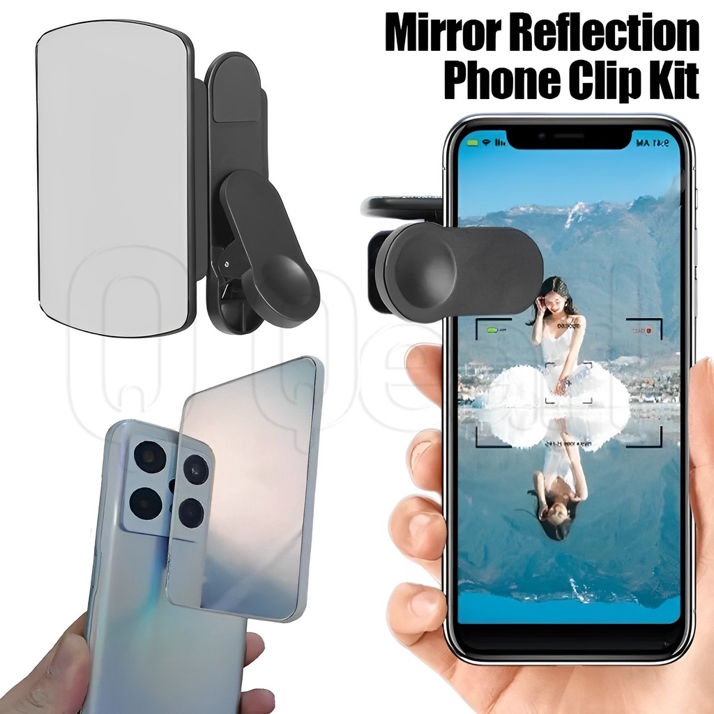 Phone Camera Reflection Mirror Clip Kit / Creative Travel Smartphone ...