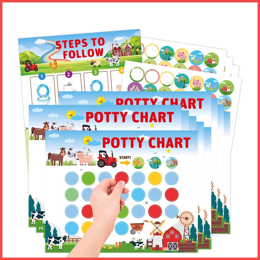 Potty Training Chart Potty Reward Chart Kids Reward Chart Potty ...