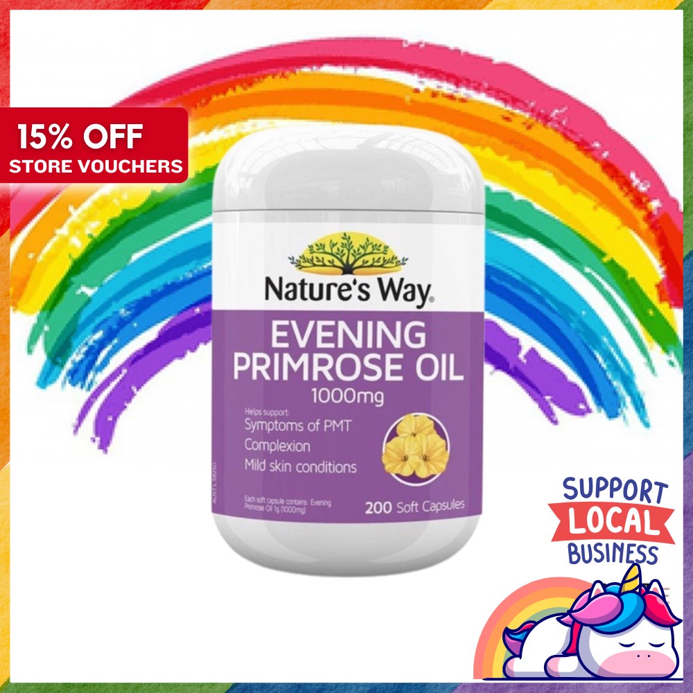 [Crazy Sale] Nature's Way Evening Primrose Oil (EPO) 200 Soft Capsules ...
