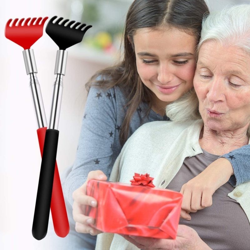 Portable Stainless Steel Tickle Massager Retractable Itching Extending ...