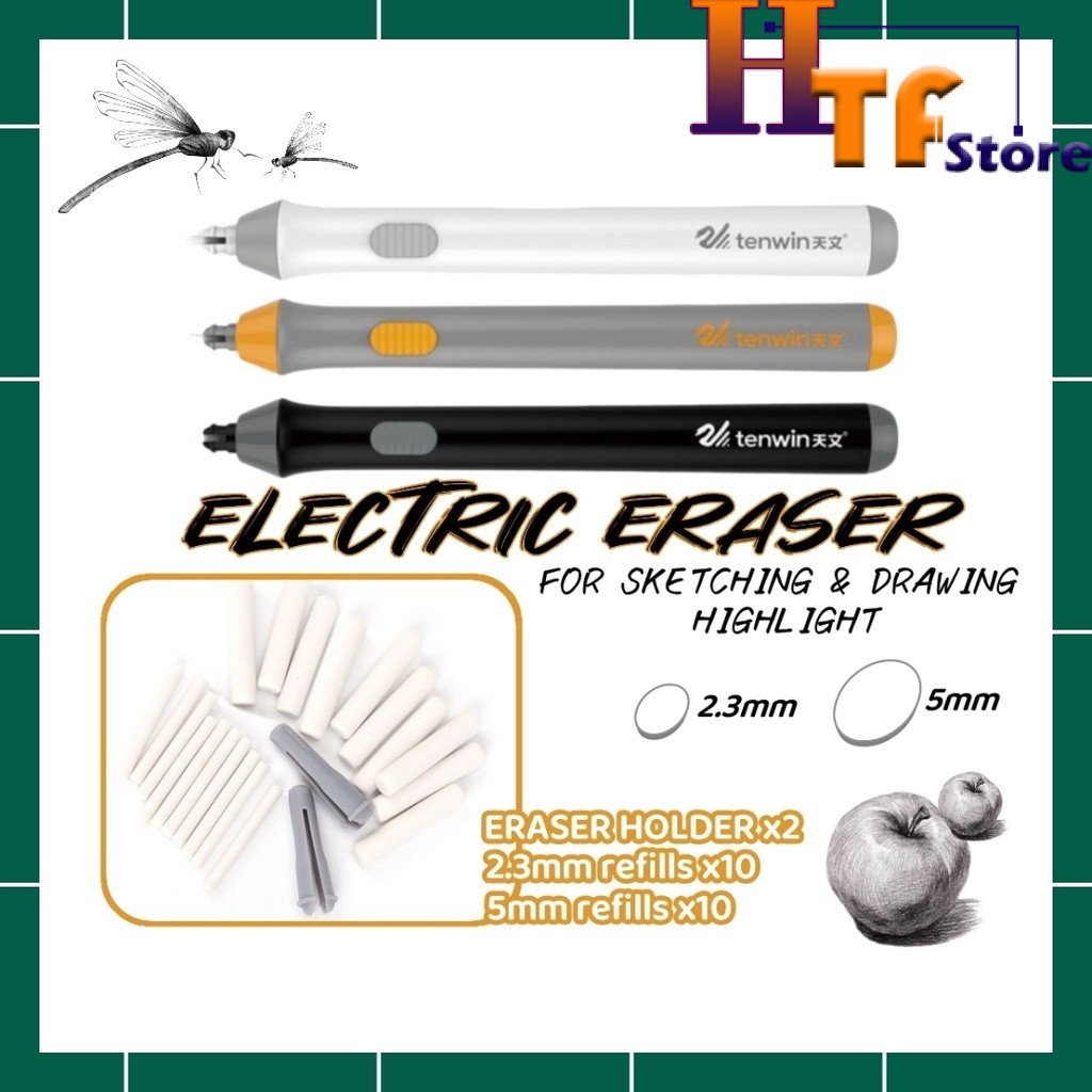 Refillable Electric Eraser Automatic Drawing Eraser Sketching Cleaning ...