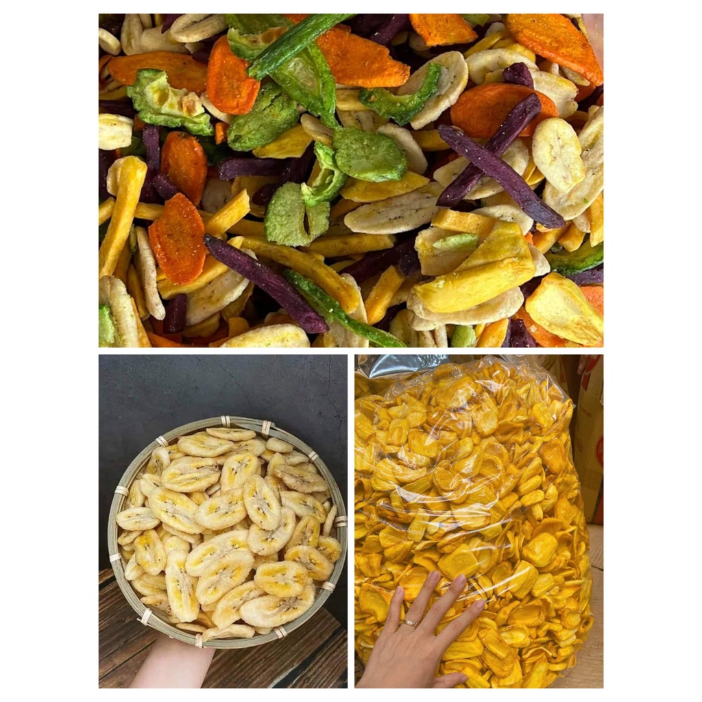 Banana, Honey Jackfruit, halal Dry Mixed sayu (500gram/pack) | Shopee ...