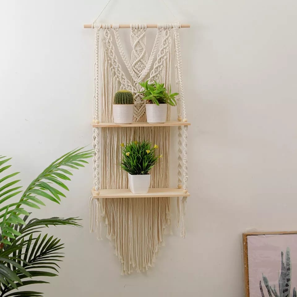 KATUN HIASAN DINDING Premium Macrame Additional Macrame / Macrame wall ...