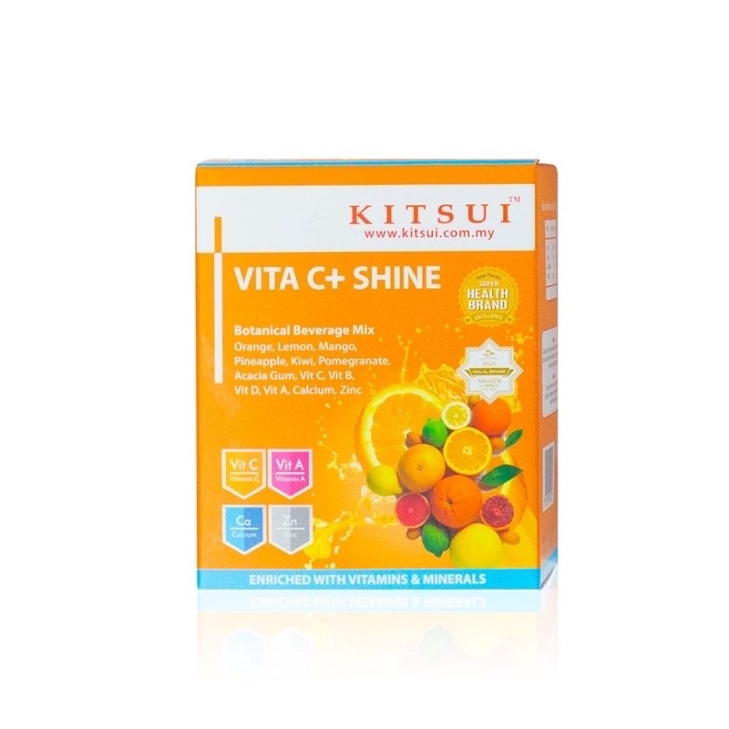Kitsui Vitamin C+ Shine ( Kitsui Vita C ) 10’s x 15g | Shopee Singapore