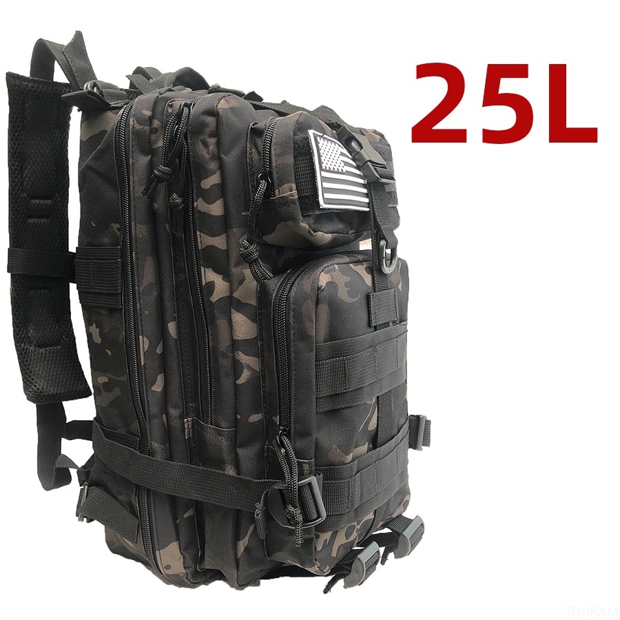 25L/50L 1000D Nylon Waterproof Trekking Fishing Hunting Bag Backpack Outdoor Rucksacks Sports ...