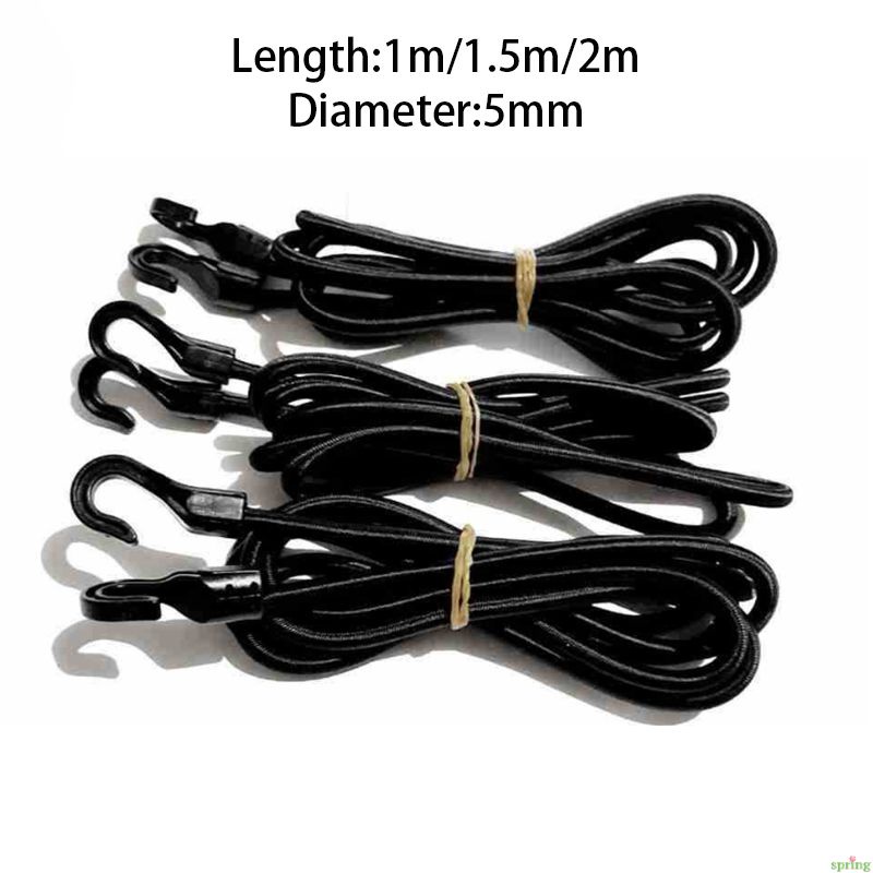High Elastic Luggage Binding Rope Elastic Rope Hook Motorcycle Helmet ...