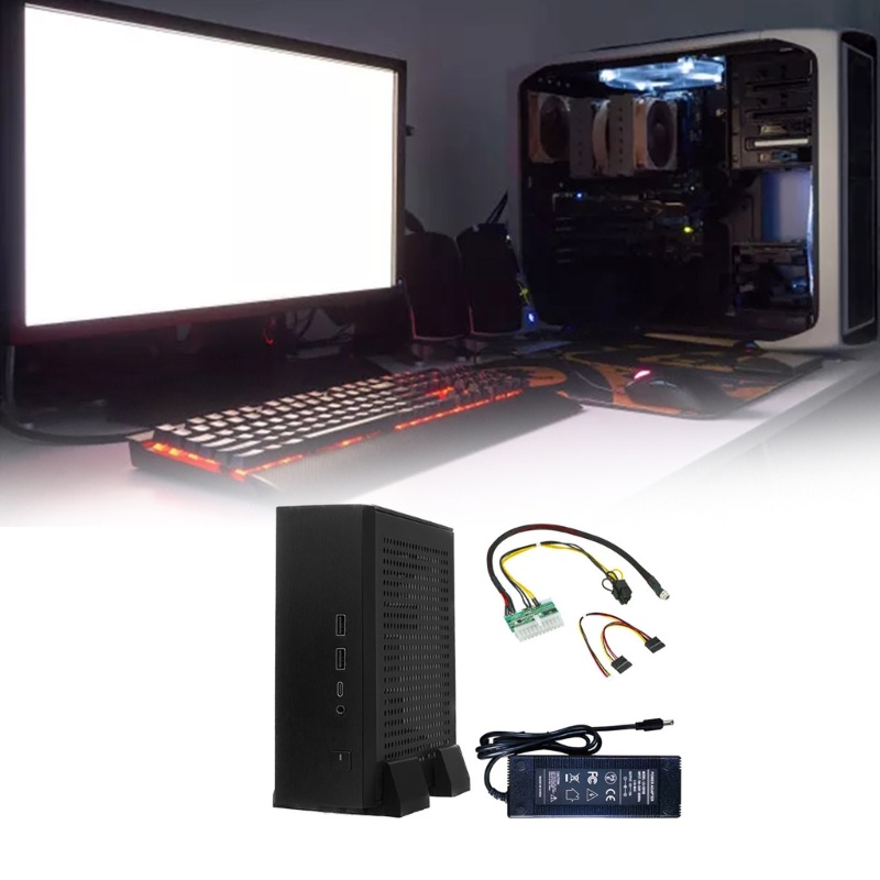 moon4 Metal HTPC Case M09 MINI-ITX Chassis Computer Case with Foot ...