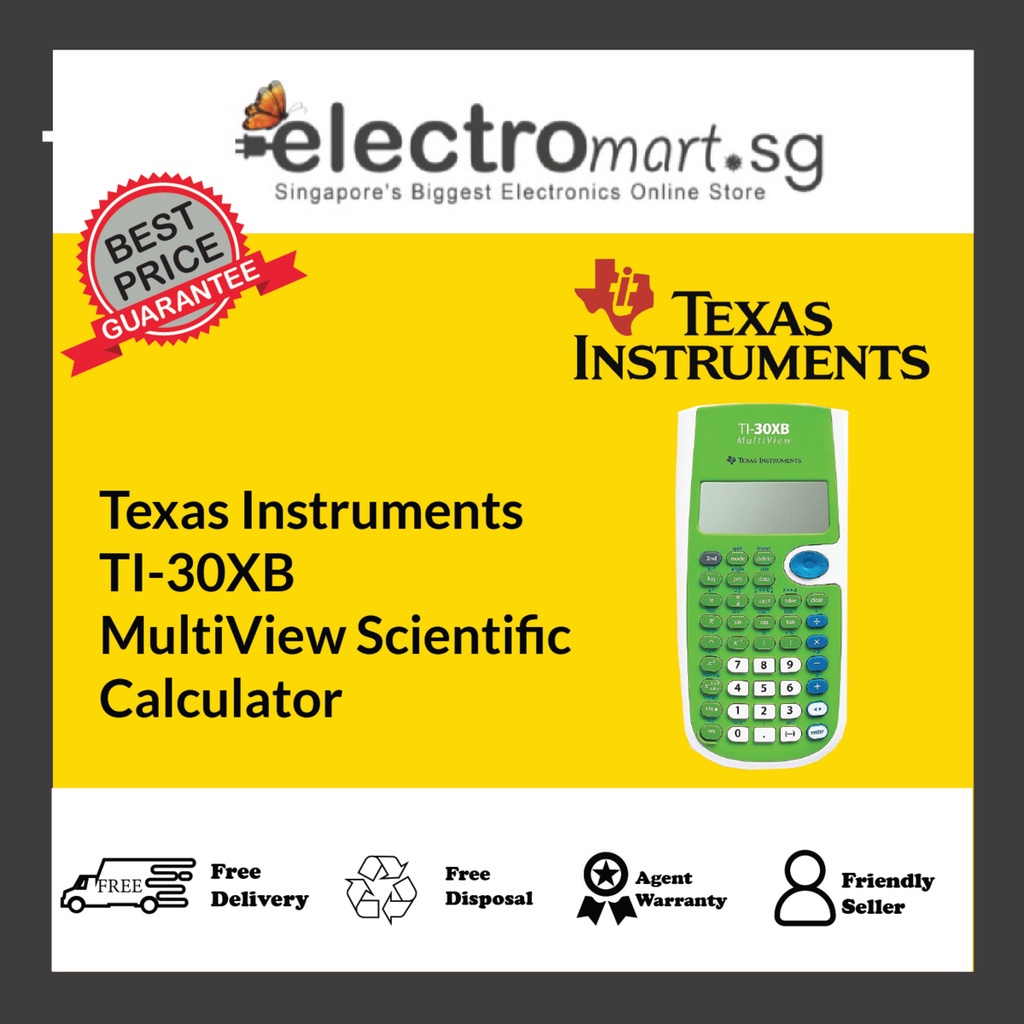 Texas Instruments TI-30XB MultiView Scientific Calculator | Shopee ...
