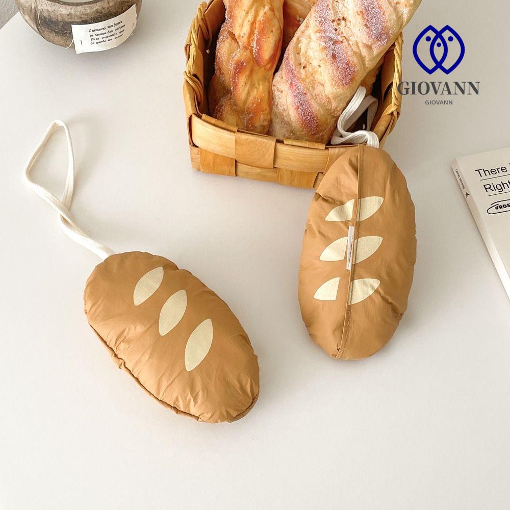 GIOVANNI French Bread Foldable Shopping Bag, Nylon Storage Bags Cartoon ...