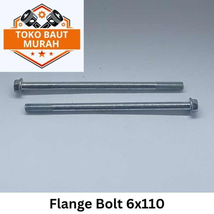 MESIN Tb Engine Block bolt 6x110 8 Key/Flange bolt | Shopee Singapore
