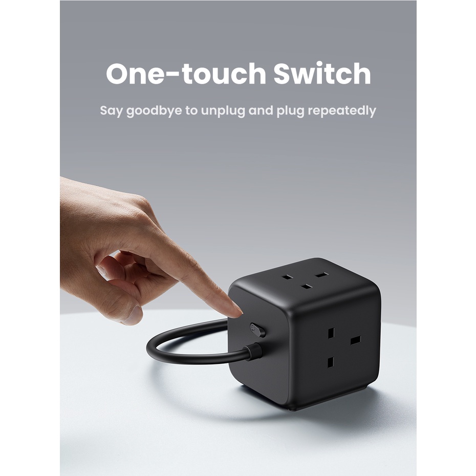 UGREEN GaN Power Socket, 1.8M Cable DigiNest Pro 65W USB C Charging ...