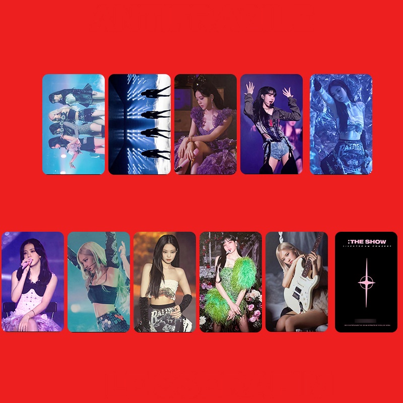 4-10pcs/set BP DVD THE SHOW World Tour HANOI VIETNAM Photocards Jennie ...