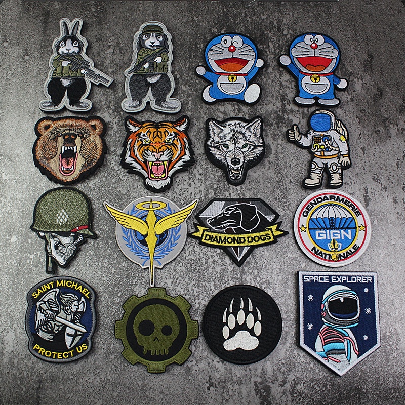 Exquisite 3D Embroidered Velcro Badge Army Fan Morale Badge Unique ...