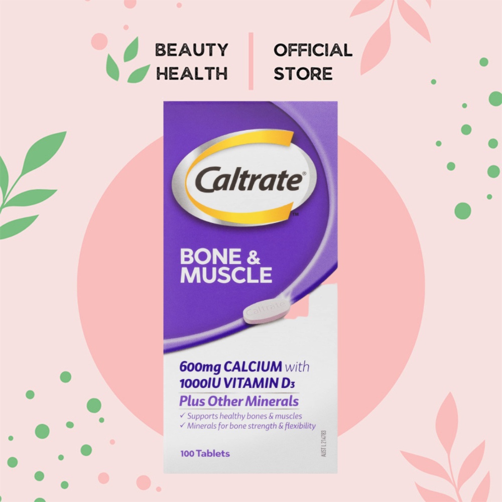Caltrate Bone and Muscle 100 Tabs | Caltrate Bone and Muscle 50+ 100 ...